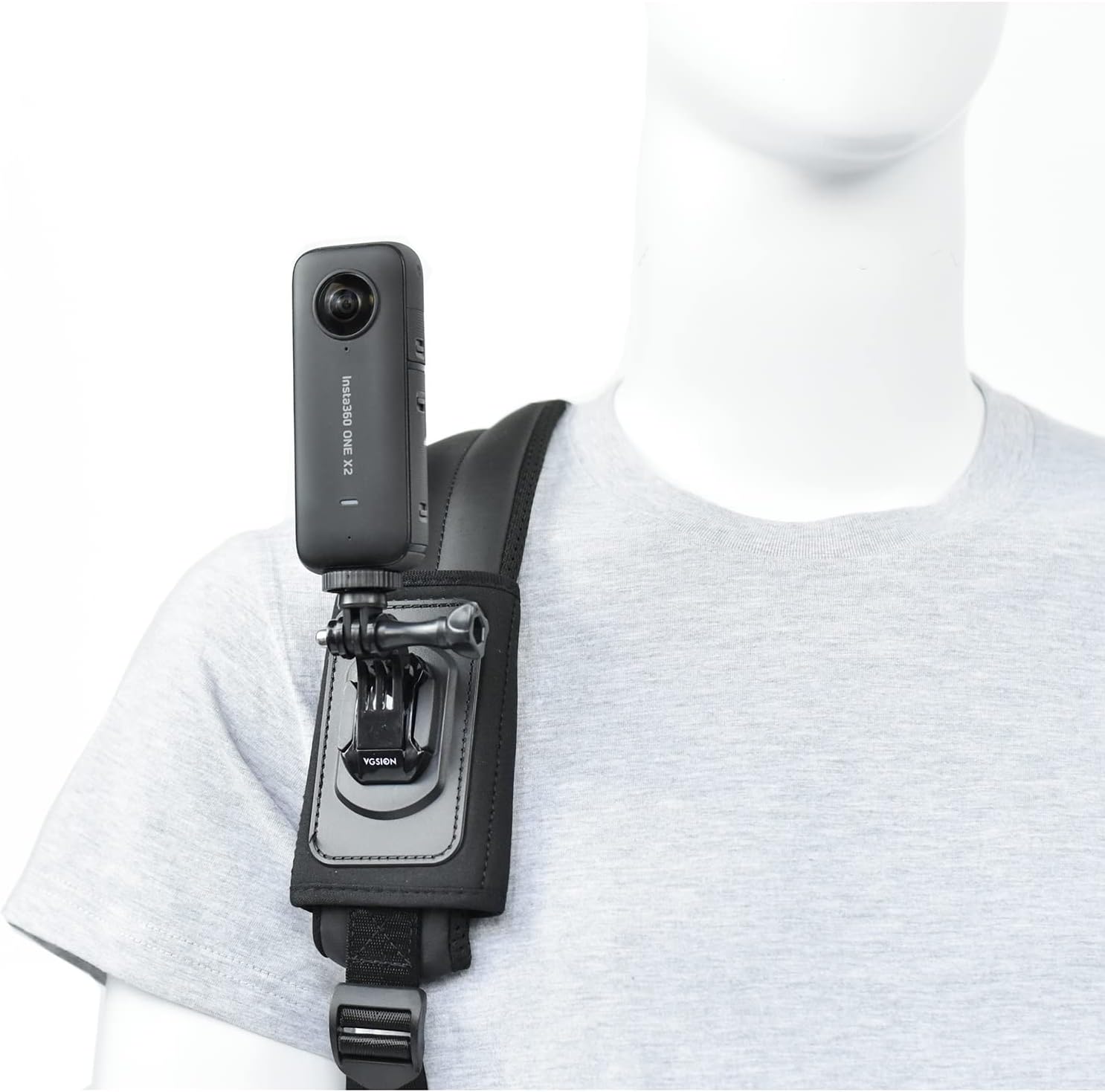 Fotoleey Action Camera Backpack Mount for Insta360 x5/ X4/X3/X2 ...