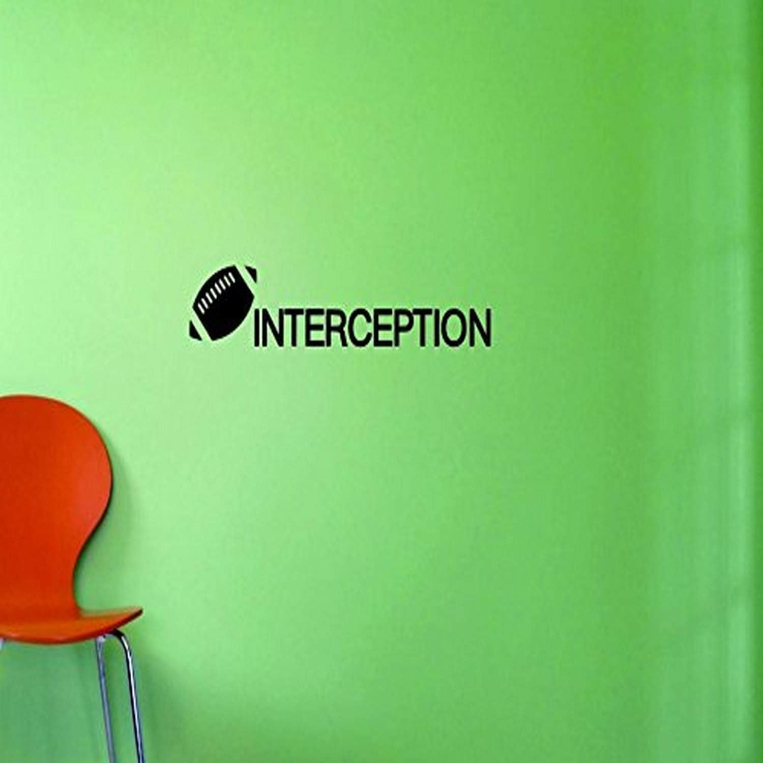 Amazon.com: Design with Vinyl Top Selling Decals Interception Wall Art ...