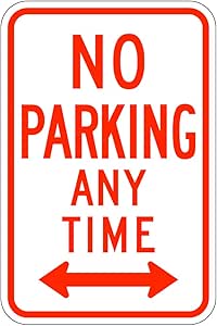 Amazon.com: MUTCD R7-1 - No Parking, 3M Reflective Sheeting,Highest ...