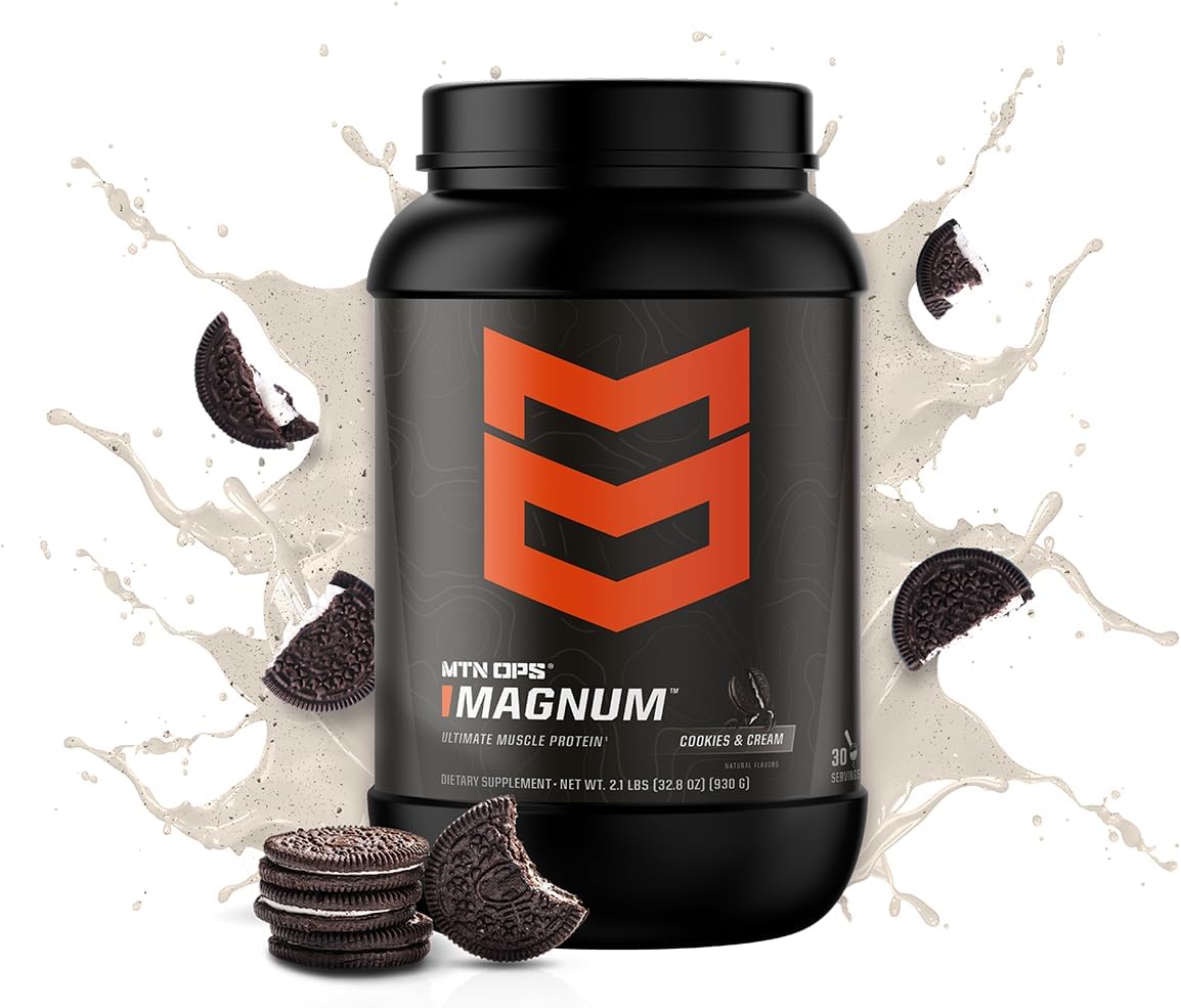 Amazon.com: MTN OPS Magnum Strawberry Protein Powder, 23g of Whey ...