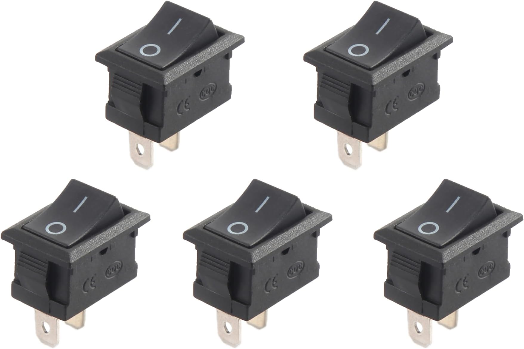 2pin 10A 250V T125/55 Plastic Rocker Switch Double Pole -2 Series ...