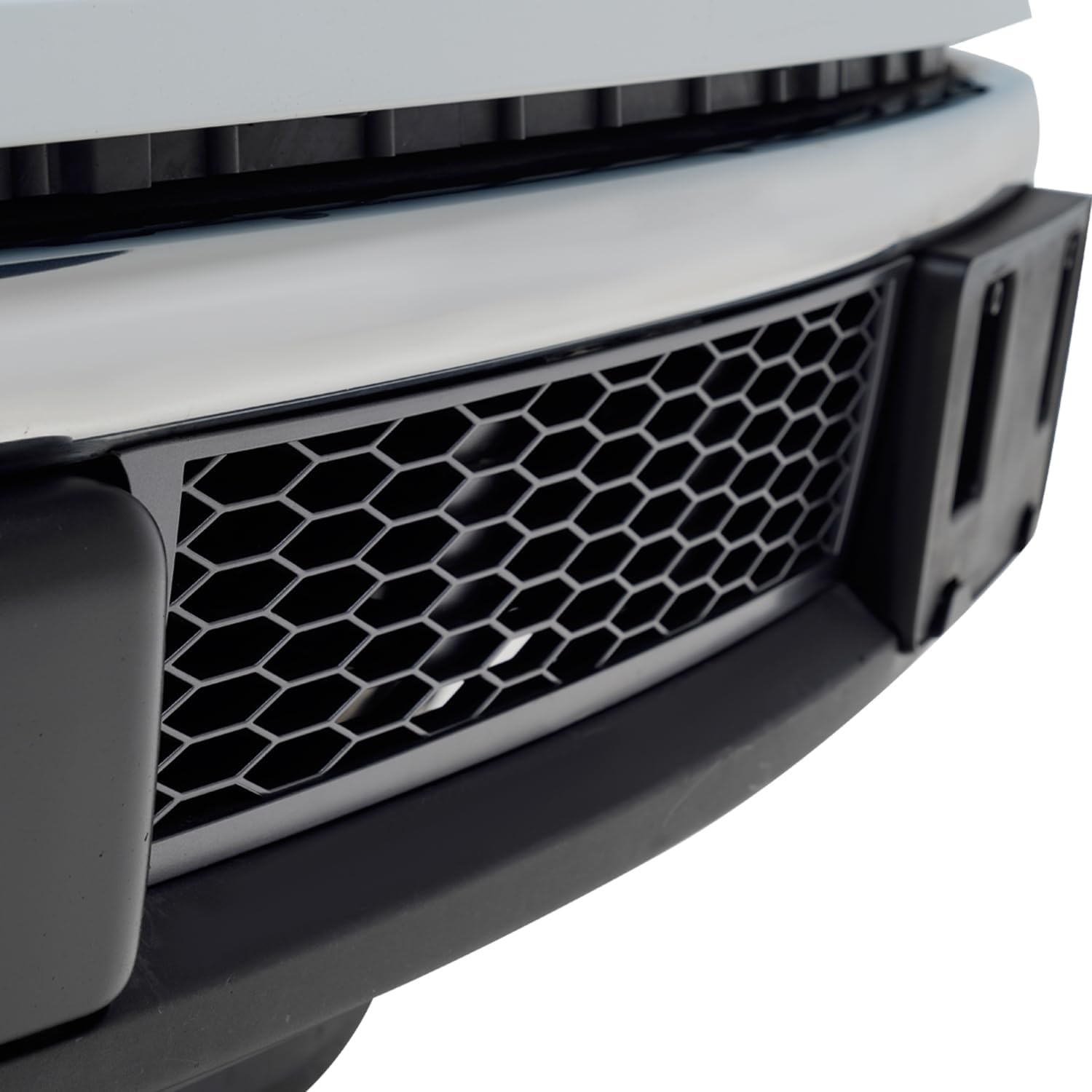 Amazon.com: Front Bumper Mesh Grille Metallic Charcoal Gray Honeycomb ...