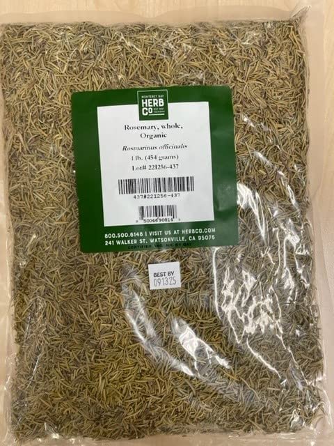 Amazon.com : Monterey Bay Herb Co. Whole Organic Rosemary ...