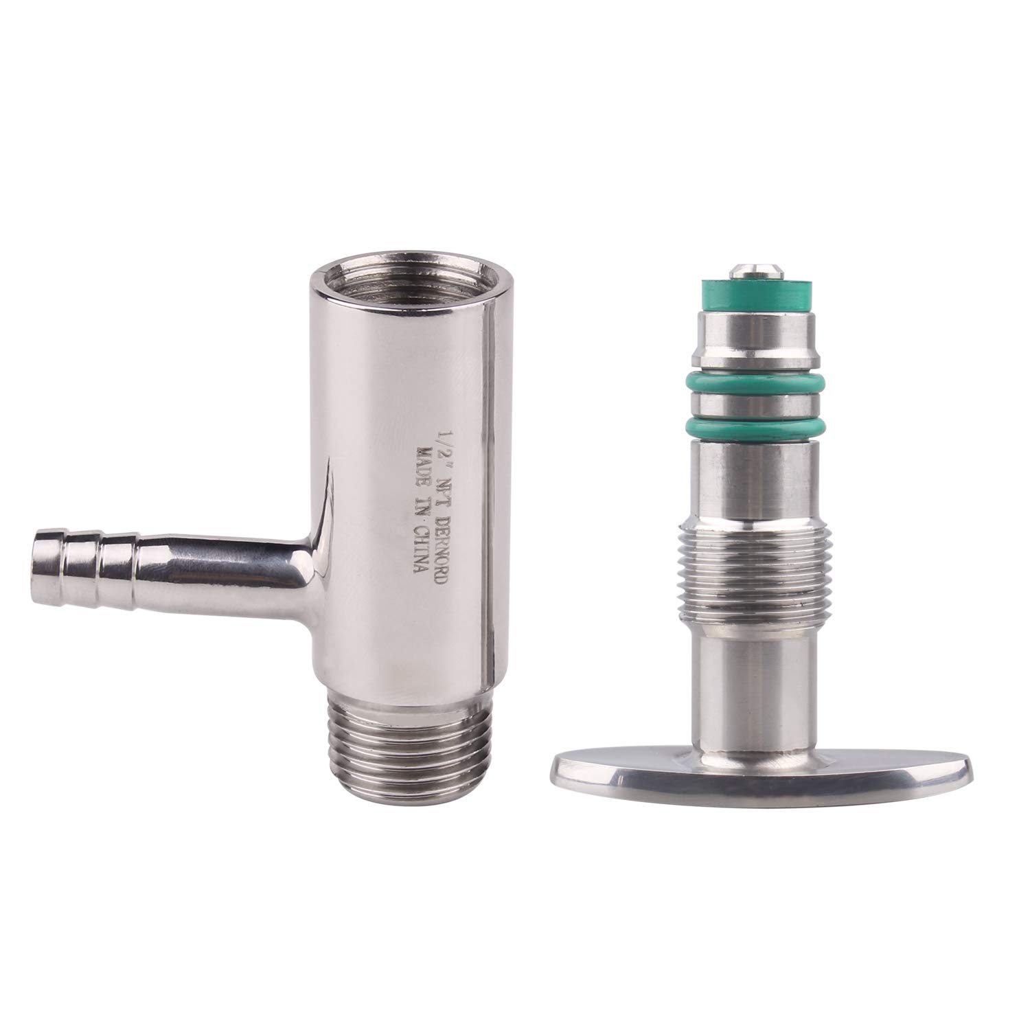 Snapklik.com : DERNORD Sanitary Sample Valve 1.5" Tri Clamp Ferrule OD ...