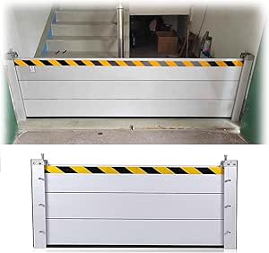 Amazon.com: Flood Barrier Shield Aluminum, Reusable Water Barriers for ...