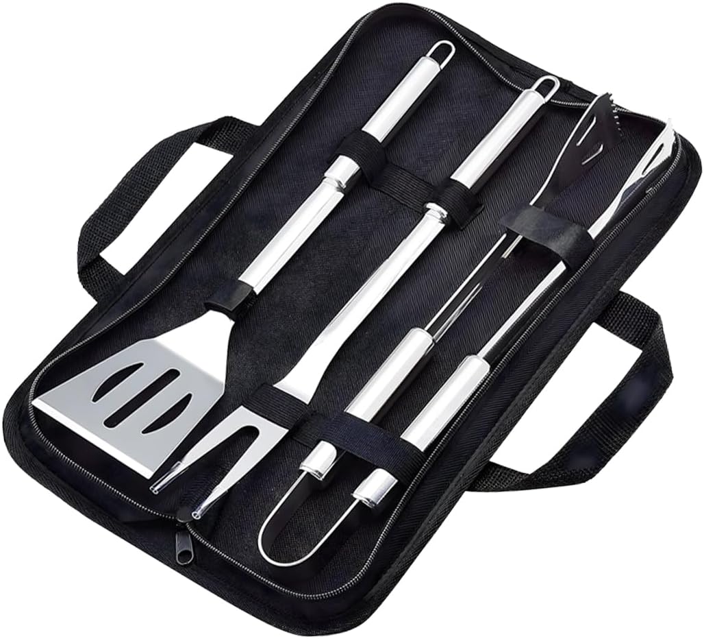 Amazon.com : SINEYENA 19pc Heavy Duty BBQ Grill Tool Set in Case - The ...