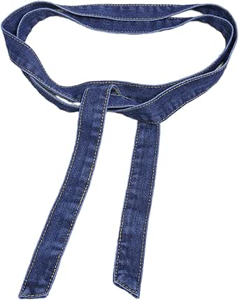 Evyicun Women Denim Waist Belt Self Tie Waist Band,Stylish Denim Waist ...