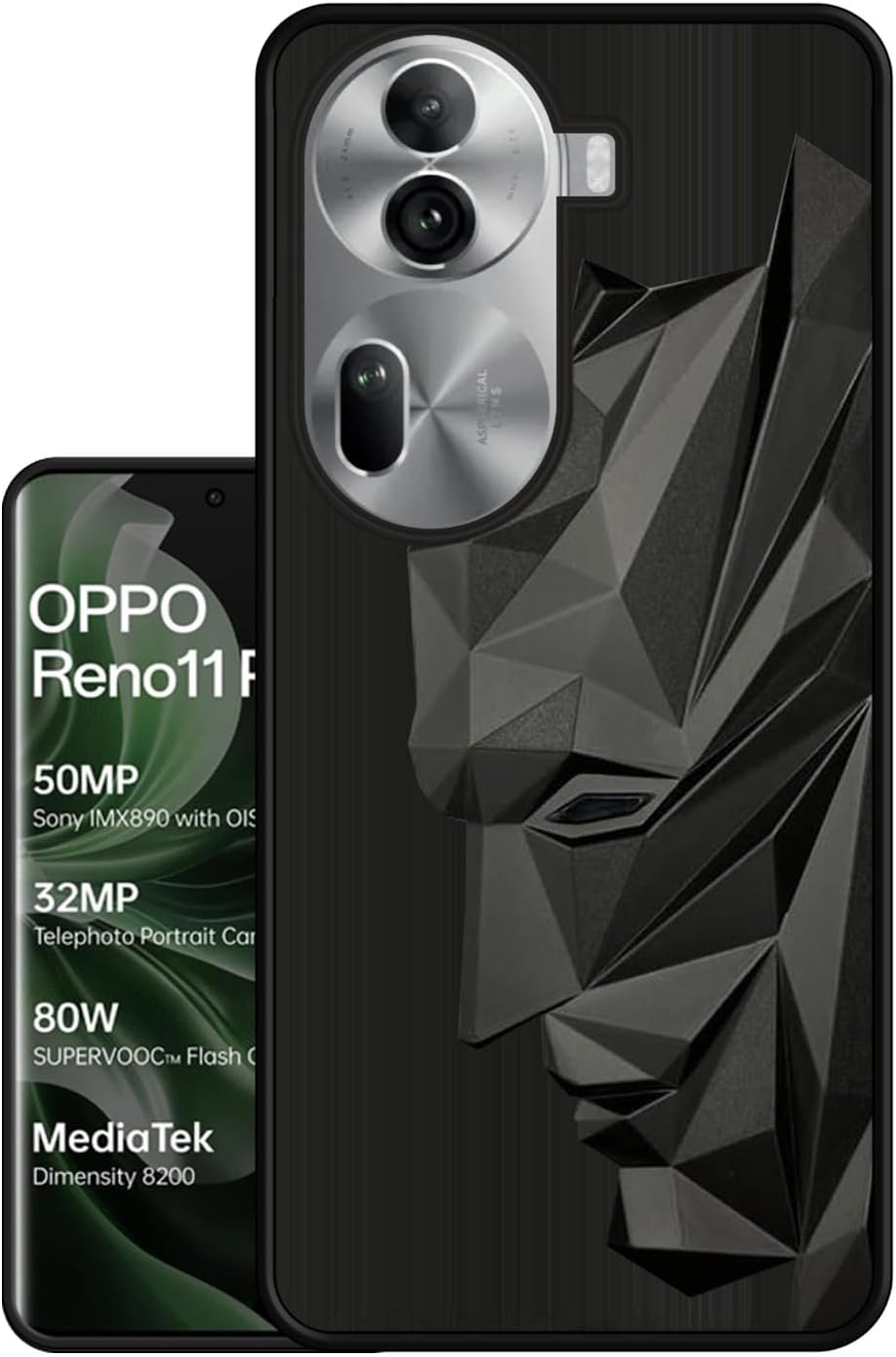 VIDO Exclusive Soft Back Case Cover for Oppo F25 Pro 5G (Shock Proof ...