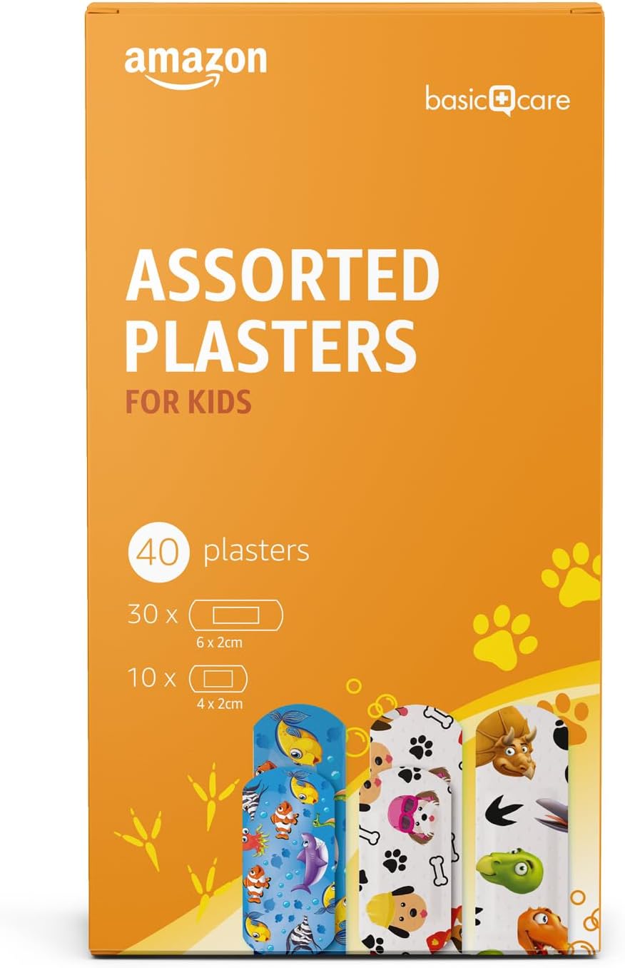 Amazon Basic Care Children's Plasters 40 Plasters : Amazon.co.uk ...