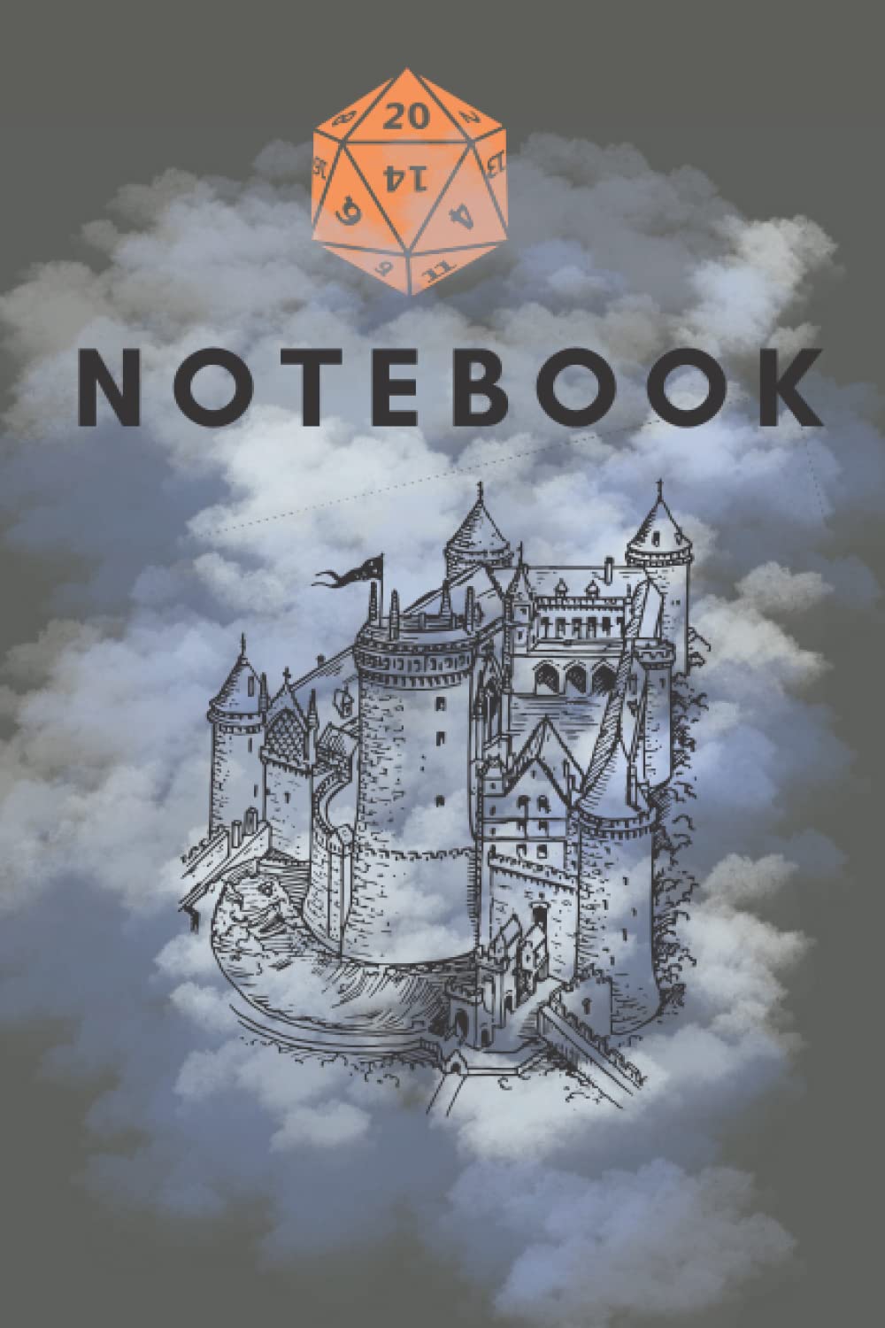 dragon dm d20 notebook: dragon dm d20 notebook 120 page lined 6 in x 9 ...