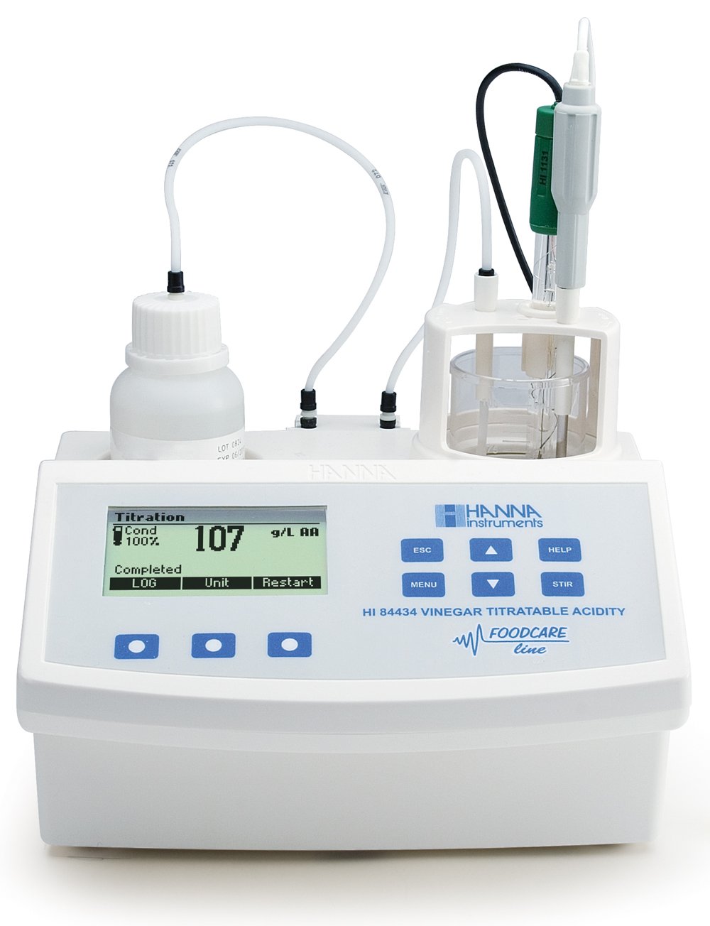 Hanna Instruments HI84434-02 Titratable Acidity Mini Titrator and pH ...