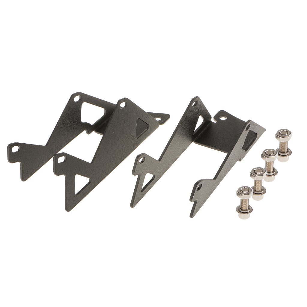 FLAWISH Steel A Pillar Jack Hood Mount Brackets Kit For Jeep Wrangler ...