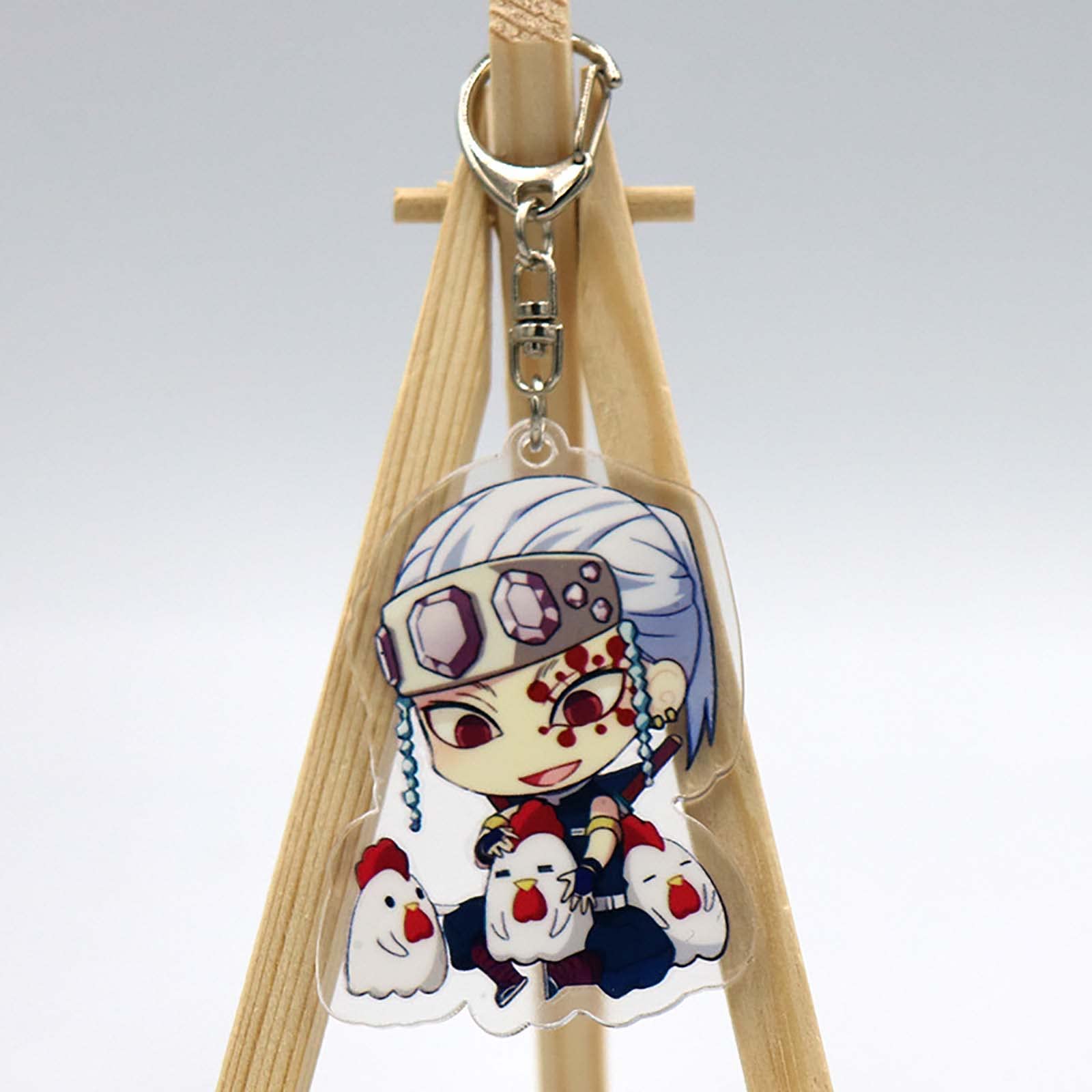 Buy Demon Slayer Anime Characters Keychain,Keychains Decor Pendant ...