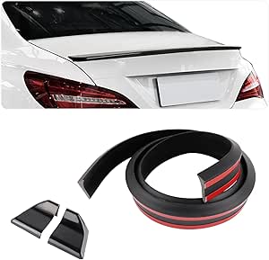 Amazon.com: 4.9Ft Spoilers for Cars - 3D Glossy Rear Spoiler Wing for ...