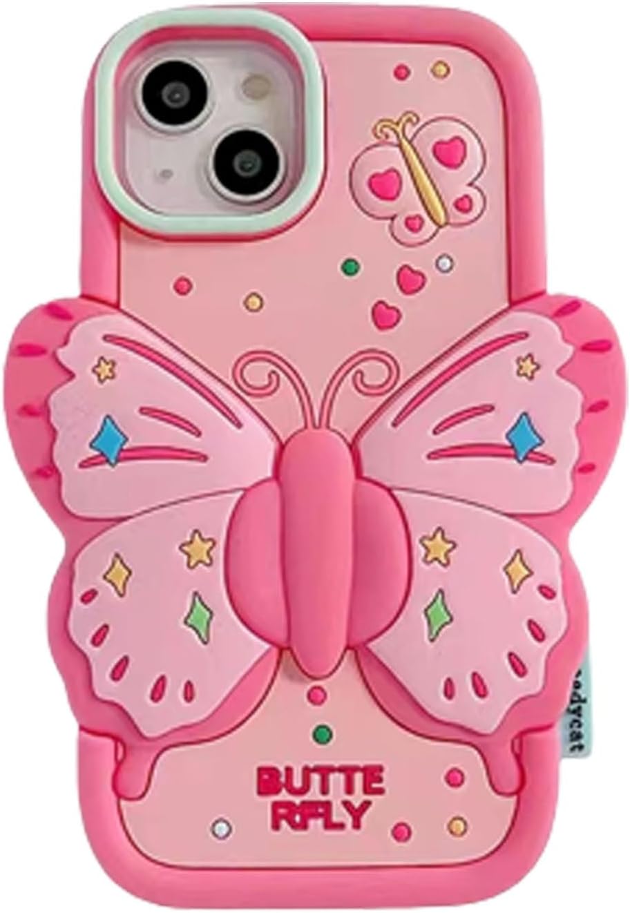 Amazon.com: HOFULK for iPhone 15 Silicone Case with Stand Pink Cute ...