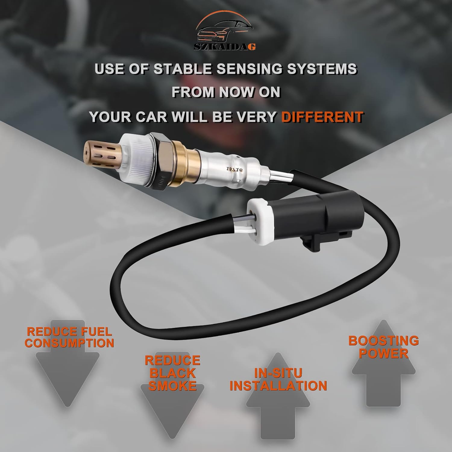 Buy O 2 Sensor Front Rear Upstream Downstream O2 Sensor for:-Ford, for ...