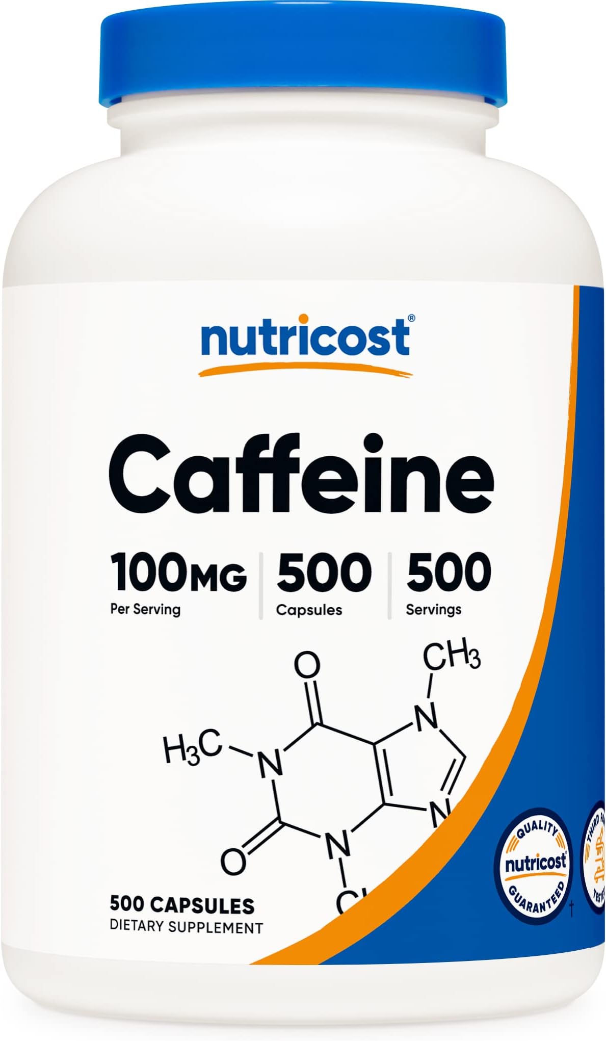 Amazon.com: Nutricost Caffeine Pills, 200mg Per Serving (250 Caps ...