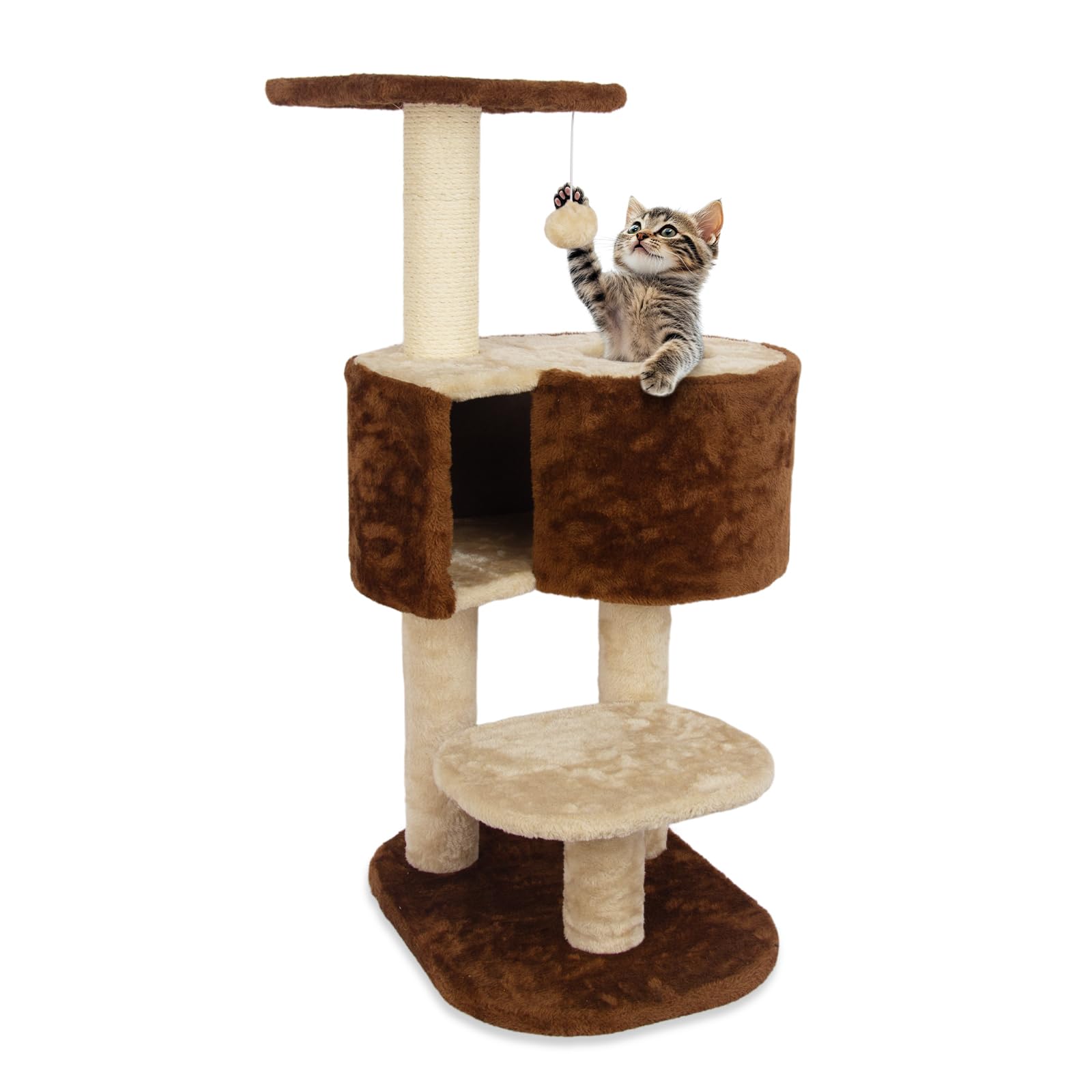 Amazon.com : TZHYKPHOME Large Cat Tower Cat Tree with Widened Perch for ...