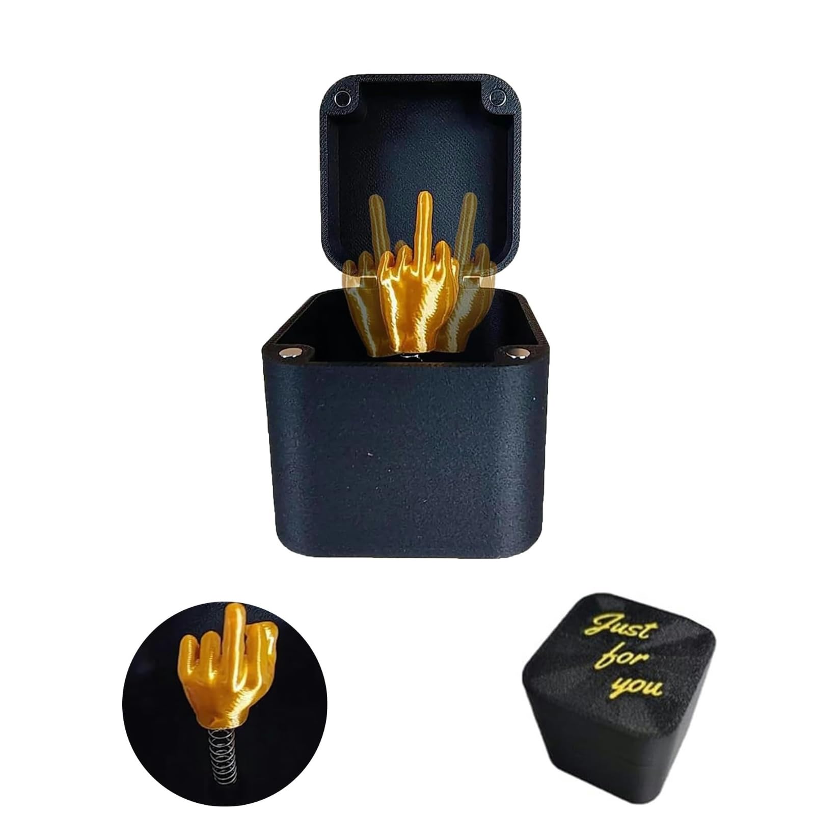 Amazon.com: Middle Finger in a Box,finger in a box,Spoof Hand Prank Pop ...