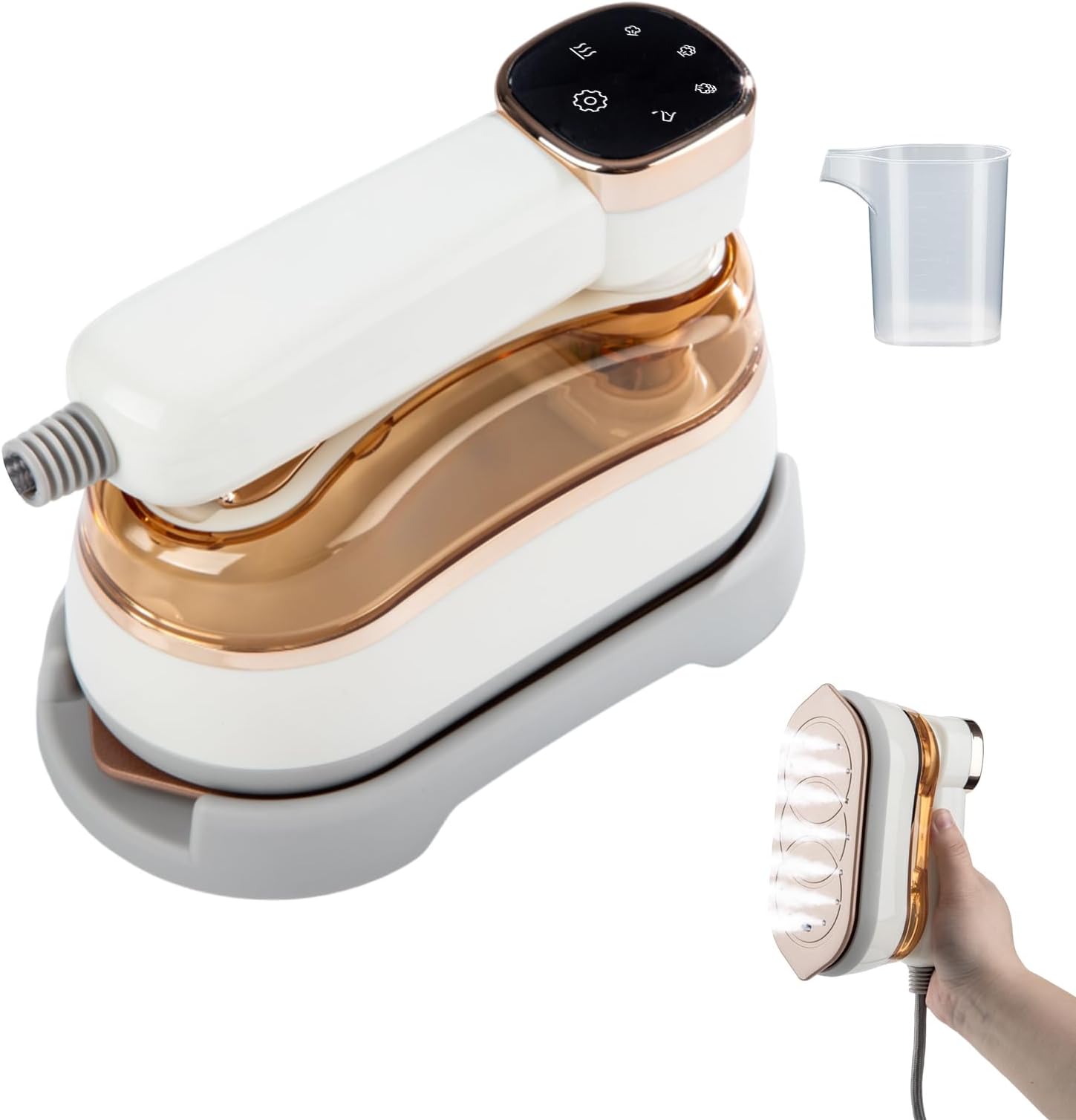 Amazon.com: Travel Steamer for Clothes Portable, HOMEASY Mini Steamer ...