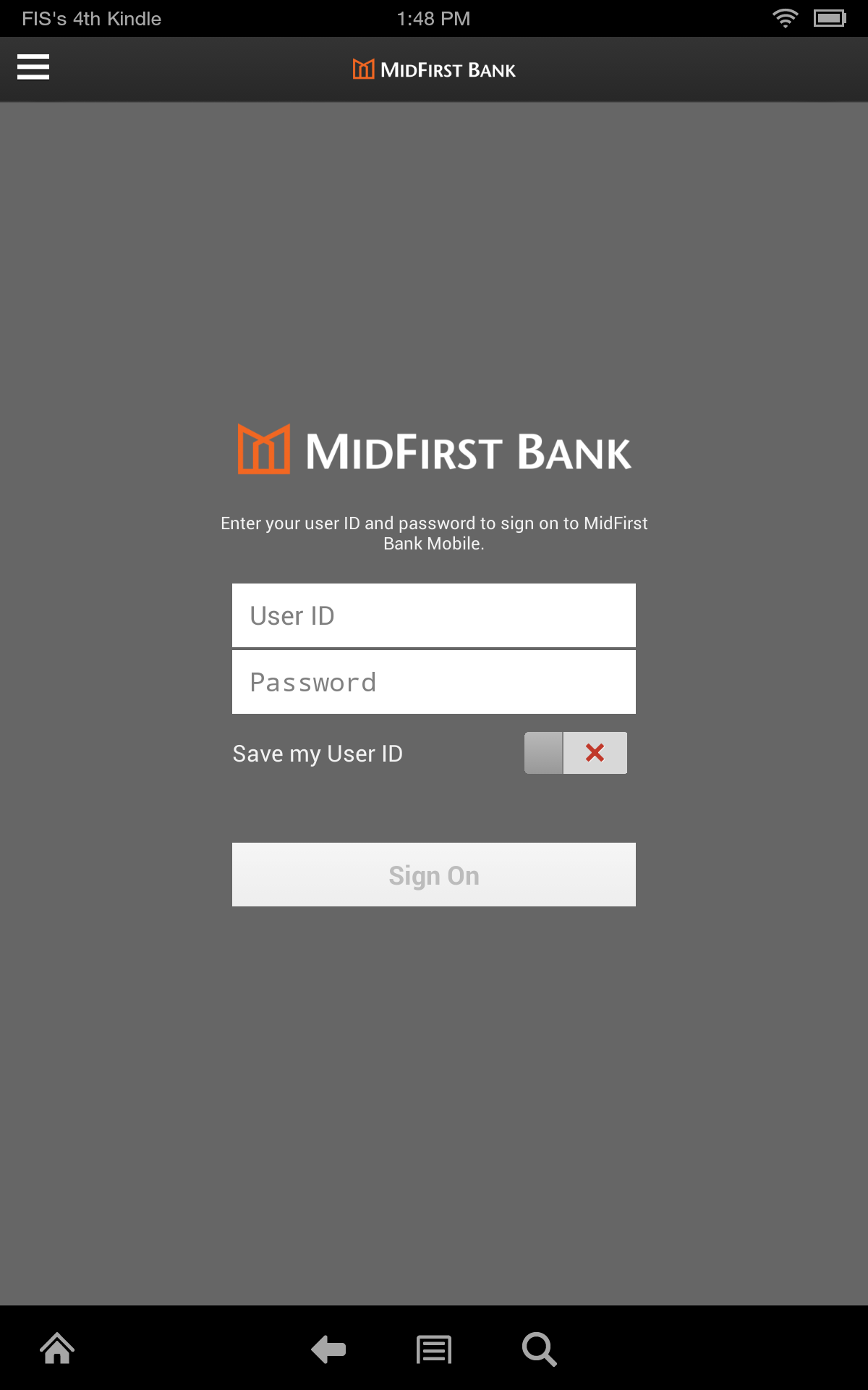 MidFirst Bank Mobile for Tablet - App on Amazon Appstore