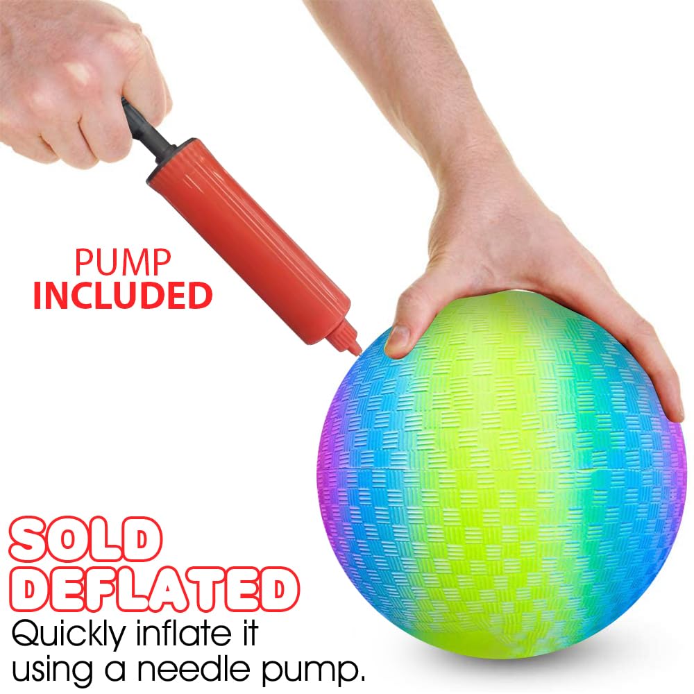 Snapklik.com : ArtCreativity Rainbow Playground Ball For Kids