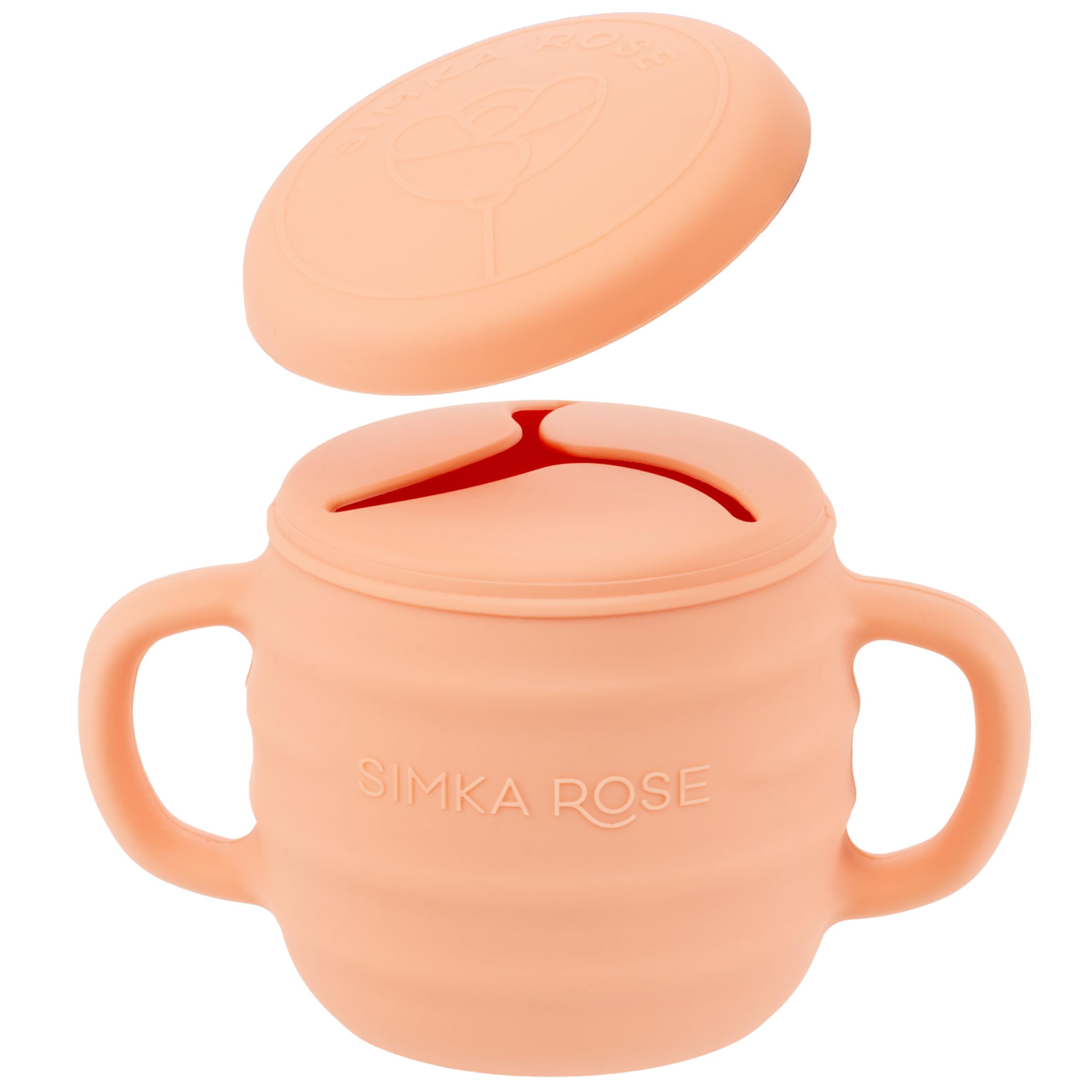 Amazon.com : Simka Rose Silicone Snack Cups for Toddlers - Spill Proof ...