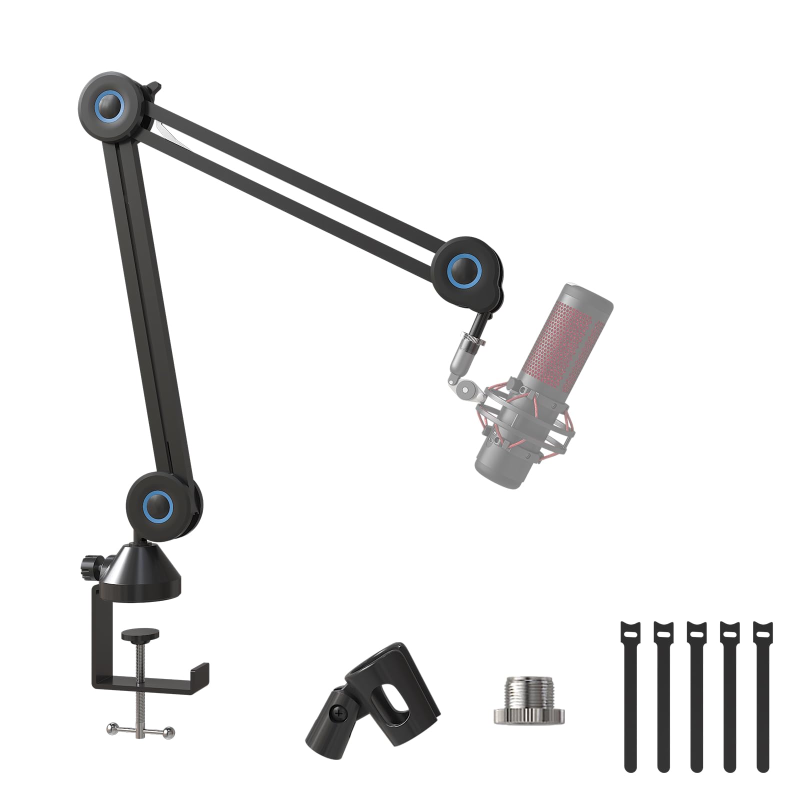 Snapklik.com : Suptek Microphone Boom Arm - Adjustable Mic Stand