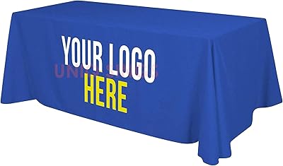 Amazon.com: Custom Table Cloth with Business Logo Text, Custom ...