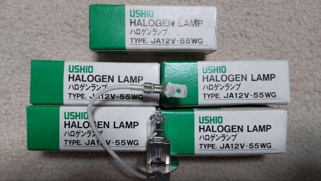 Amazon.co.jp: ウシオ電機 ハロゲンランプJA12V-12V-55WG×5個 : おもちゃ