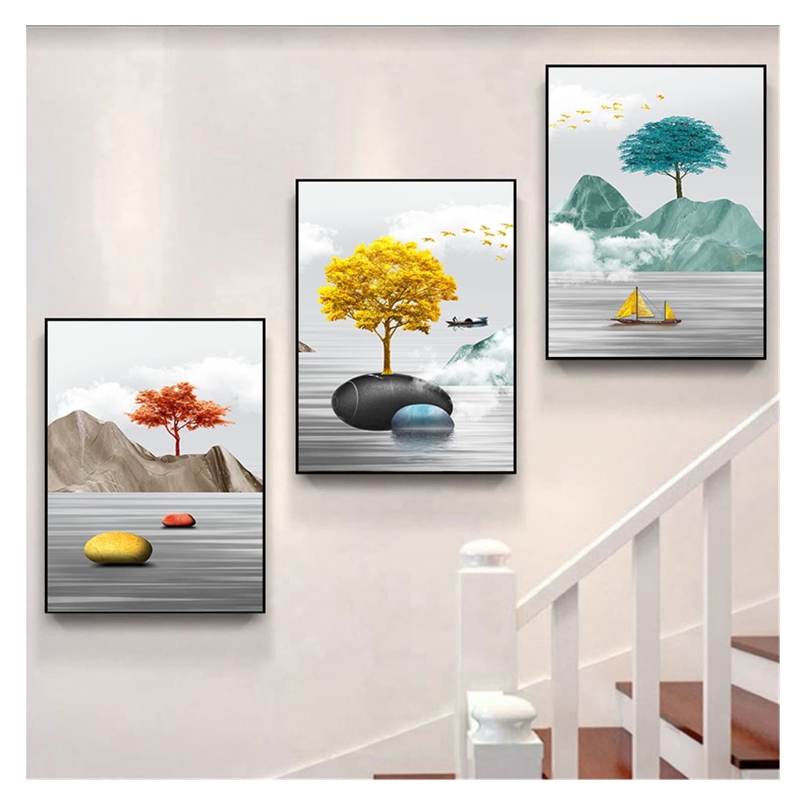 Pille Seltenheit Menagerry rahmen für triptychon weise Kalligraphie Atticus