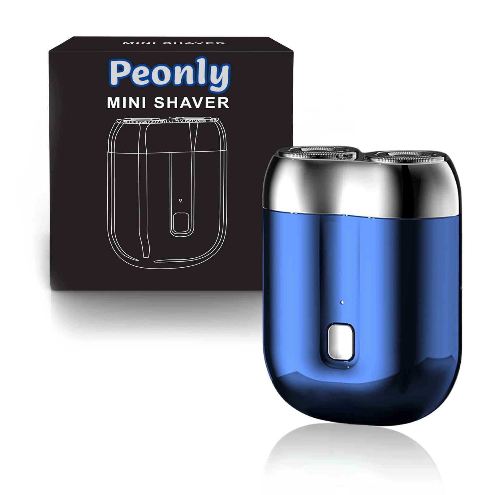 Amazon.com: Peonly Electric Razor - Portable Mini Shaver for Men, Dual ...