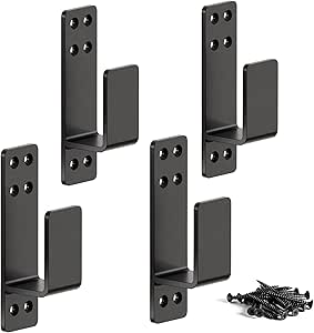 Amazon.com: AMZFINE 2x4 Door Barricade Brackets Heavy Duty 4pcs Door ...