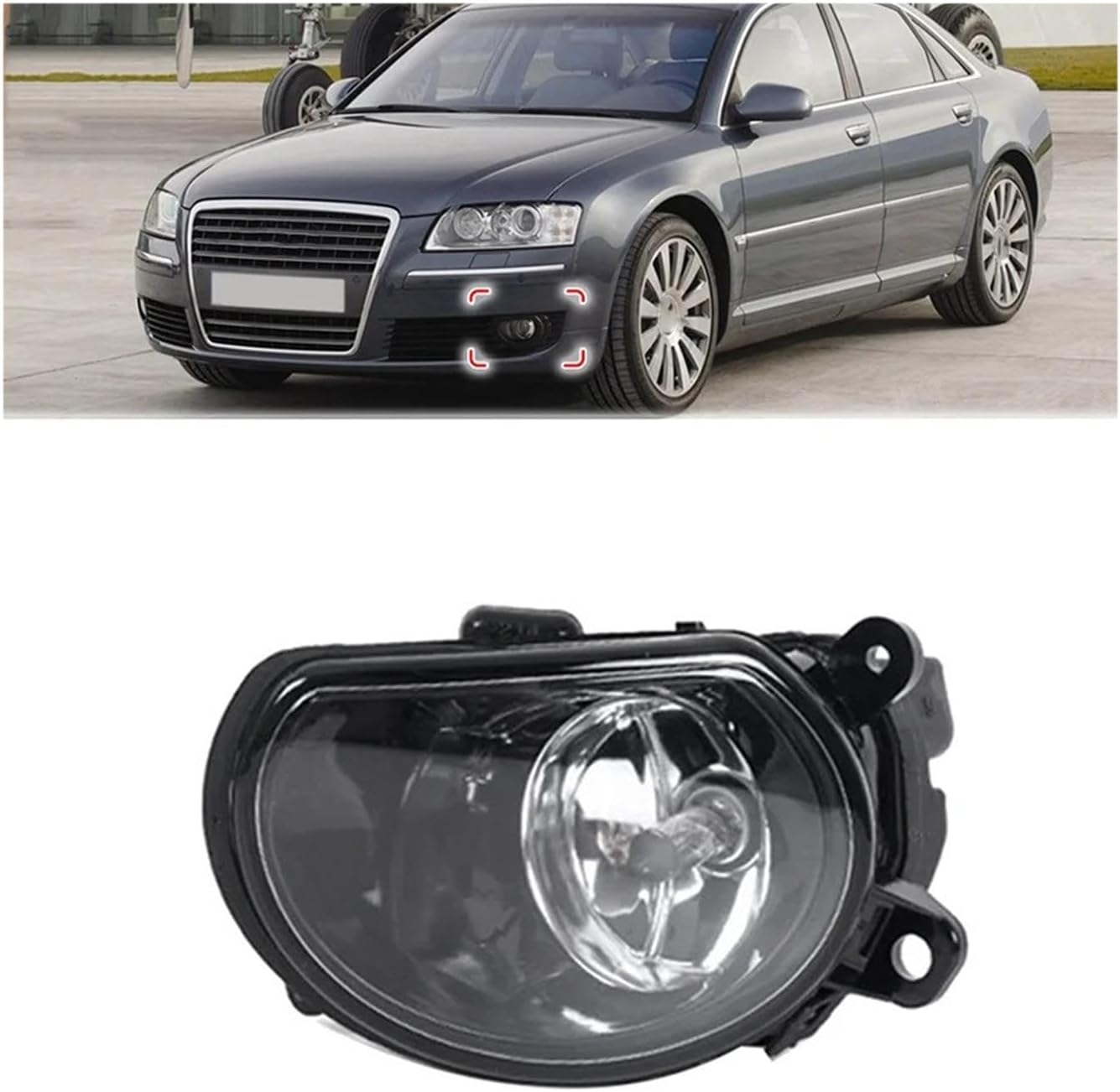 MEHJJYA Left Front Driving Lamp Fog Light Assembly 4E0941699A For Au/di ...