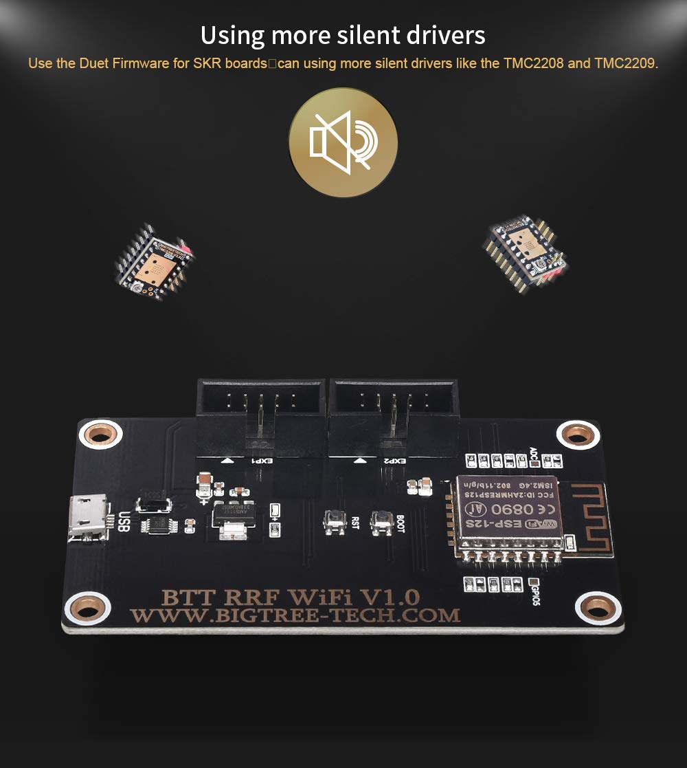 BIGTREETECH RRF WiFi V1.0 Module Expansion Board 3D Printer Parts ...