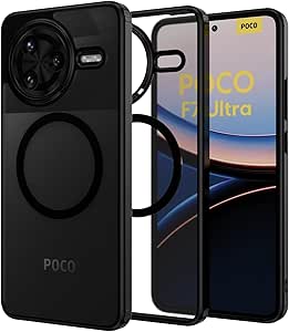 ZHMECOCASE Funda Magnética para Xiaomi Poco F7 Ultra – [mag-Safe Compatible] [Fuerte Imán N56 ...