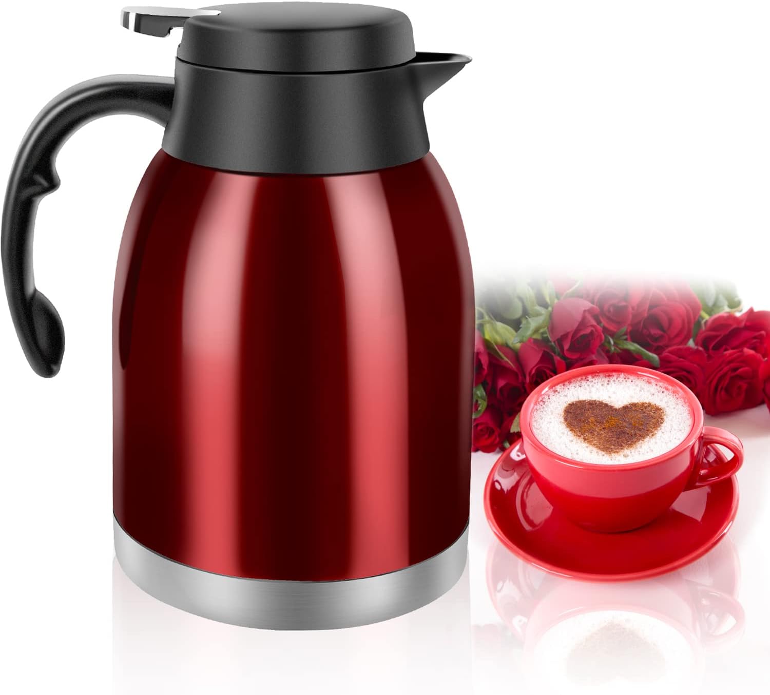 Amazon.com: Houzemann Thermal Coffee Carafe, Stainless Steel Water ...