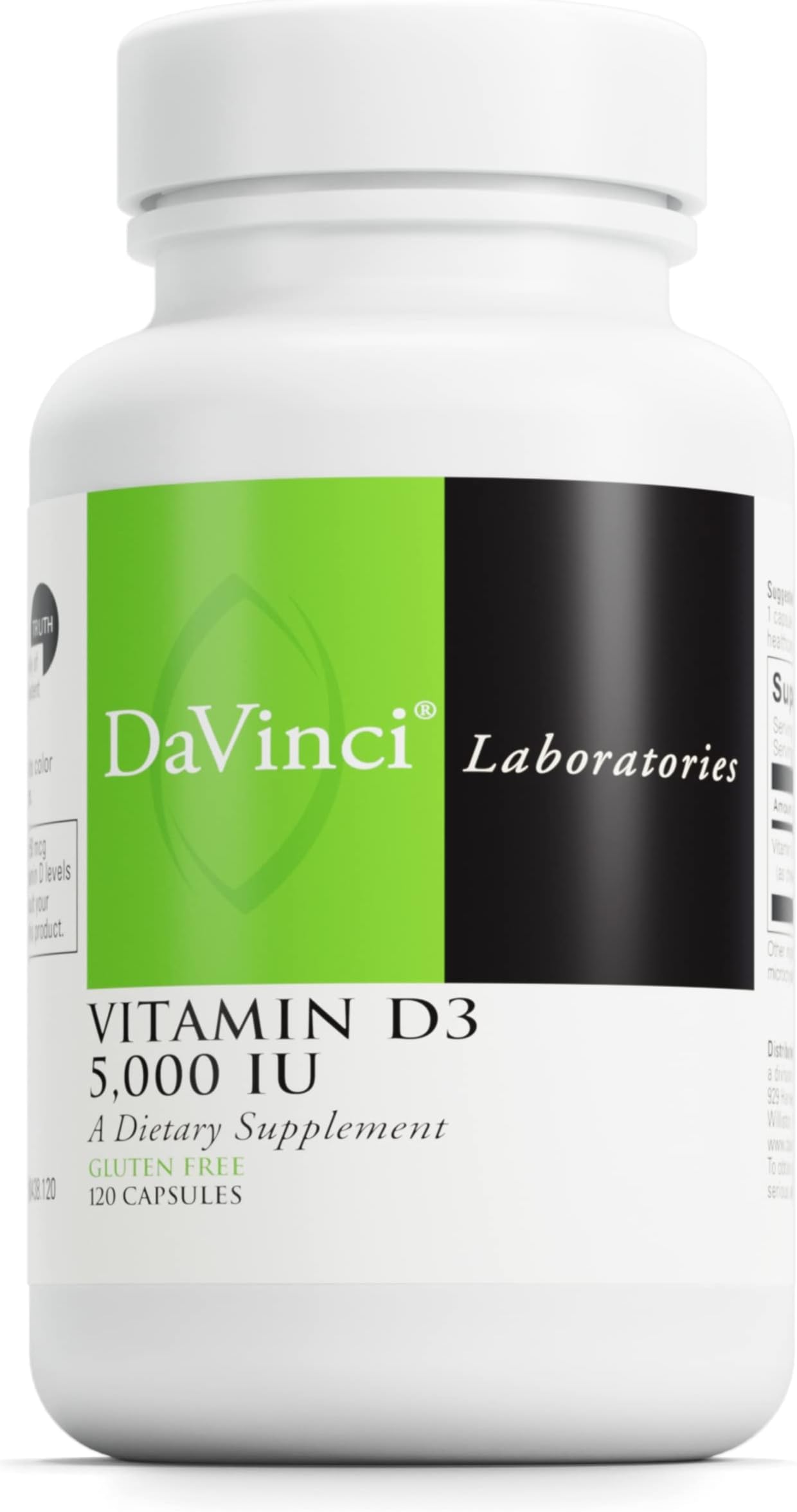Amazon.com: DAVINCI Labs Vitamin D3 5000 IU - Dietary Supplement to ...