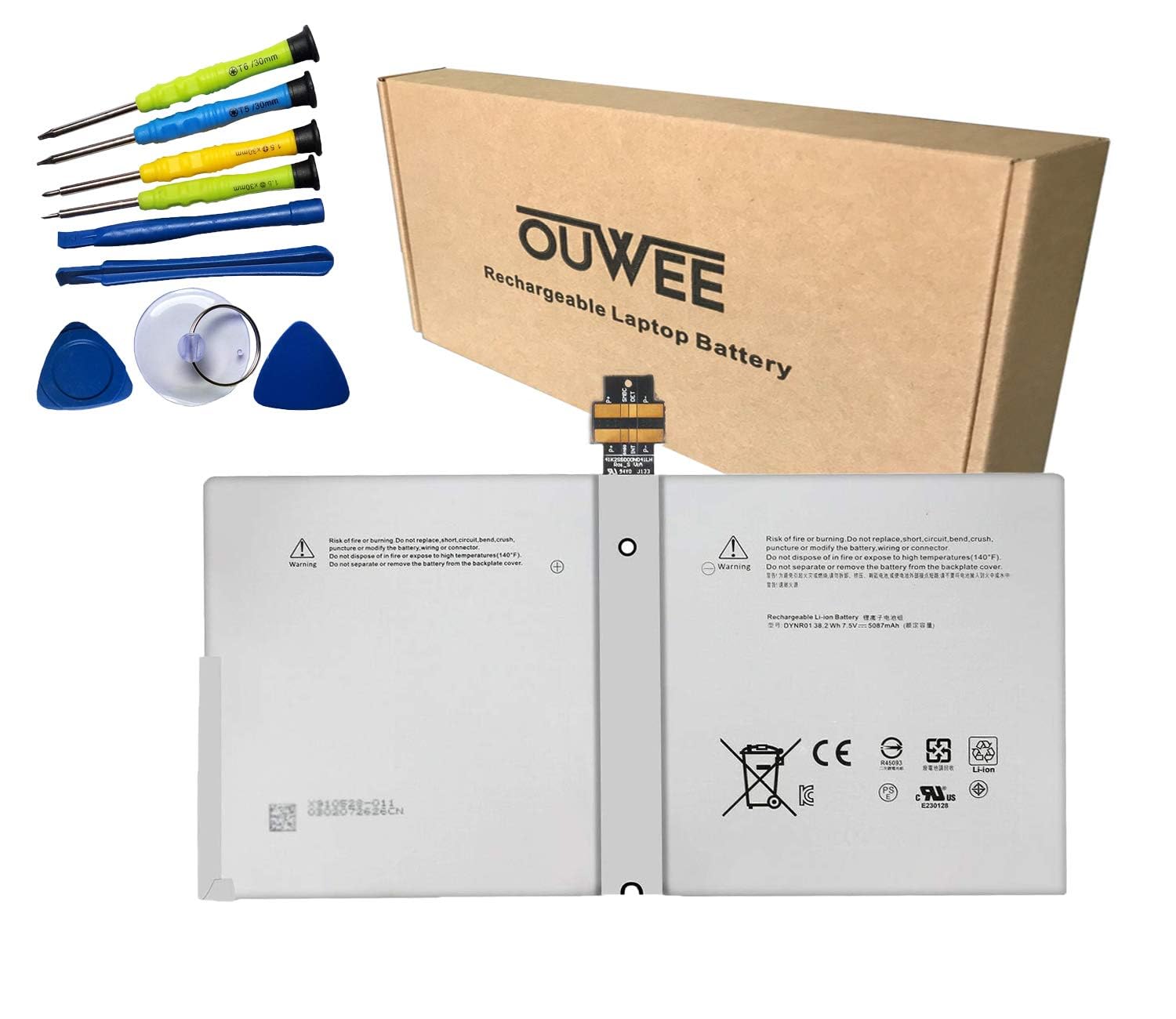 Amazon.com: OUWEE DYNR01 Tablet Battery Compatible with Microsoft ...