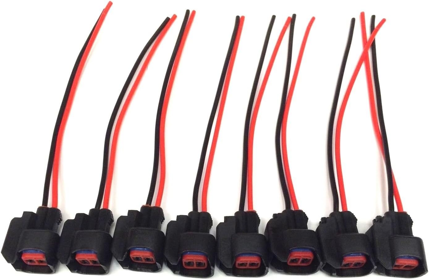 Amazon.com: 269 Motorsports Fuel Injector Connectors for EV6 EV14 USCAR ...