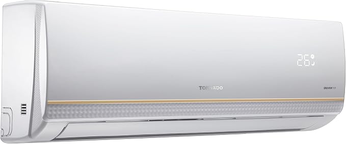 TORNADO 1 Ton Split Air Conditioner Inverter, 9000 BTU, Cooling ...
