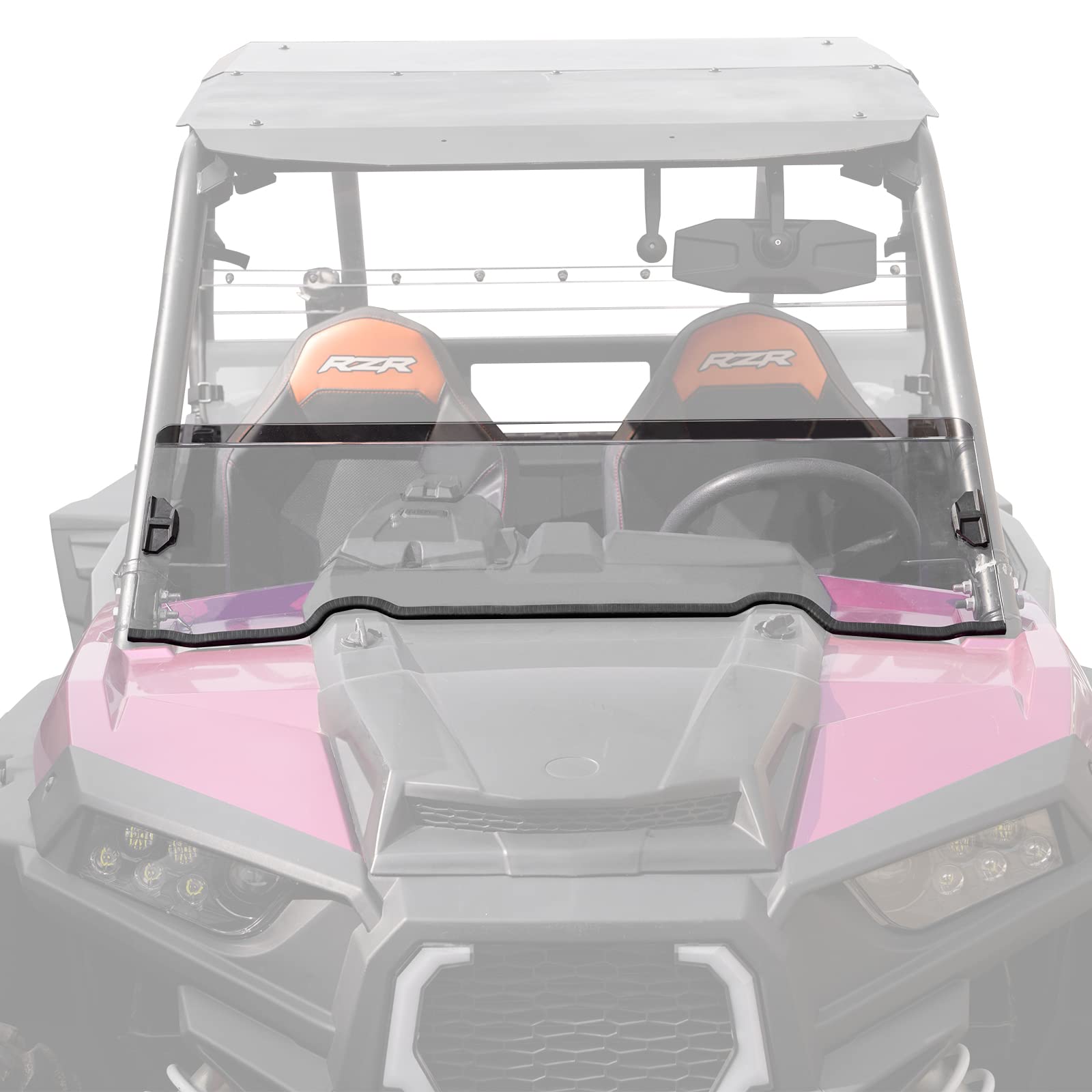 KIWI MASTER Heavy Duty Half Windshield Compatible with 2014-2018 ...