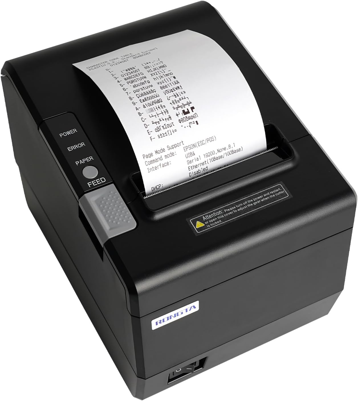 Amazon.com: Rongta Bluetooth Thermal Receipt Printer, Restaurant Kitchen 80mm POS Printer with ...
