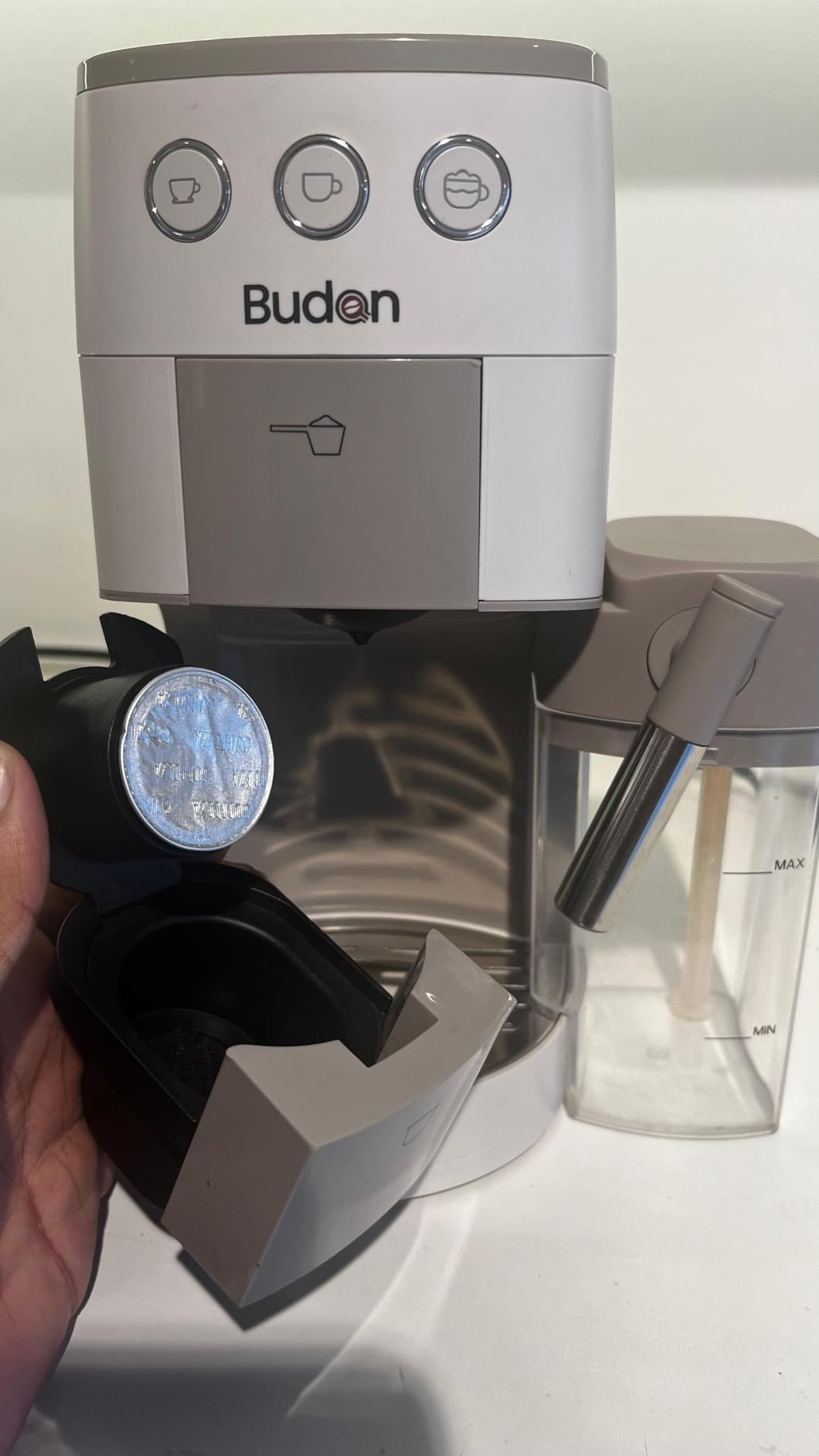 Budan One Touch Coffee Machine | 2 in 1 Coffee Machine - Capsule(POD ...