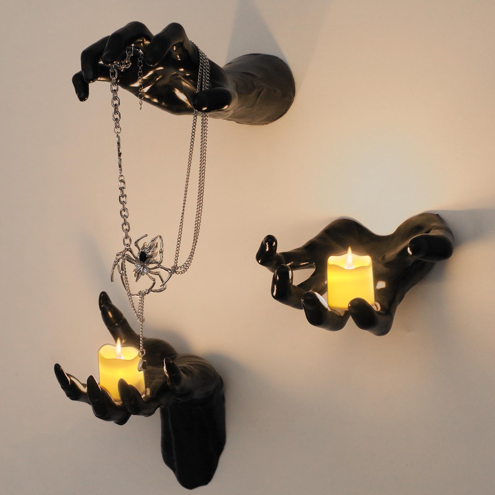 Amazon.com: Halloween Decorations, Wall Mounted Creepy Reaching Hands ...