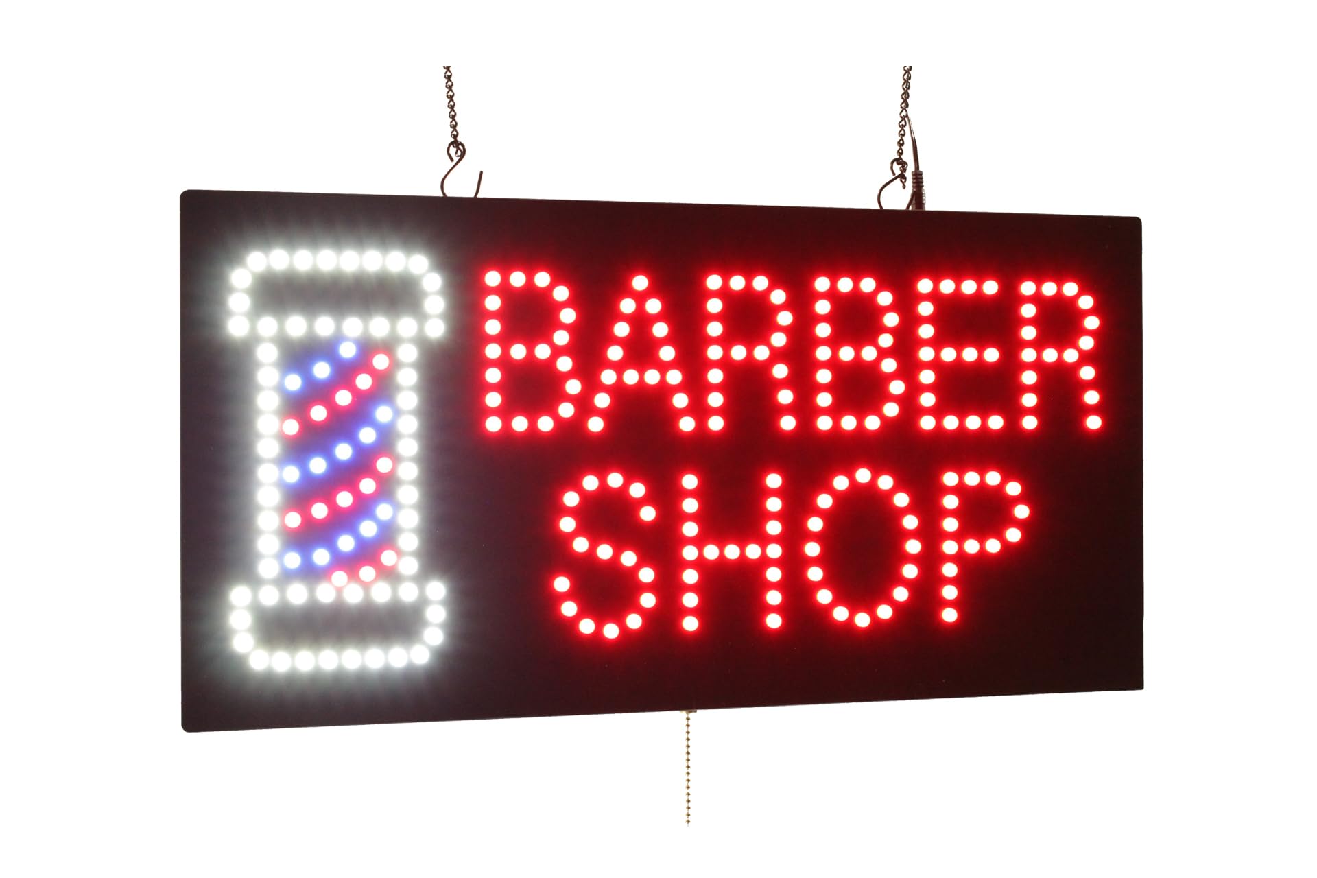 Barber Shop Sign 24x12 60x30cm Topking Led Neon Florescent Signage ...
