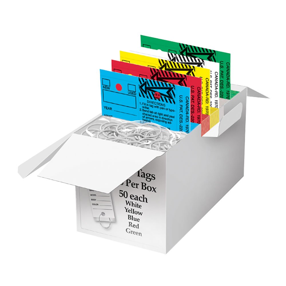 Amazon.com: Laminated Key Tags Assortment - Box of 250 : Office Products