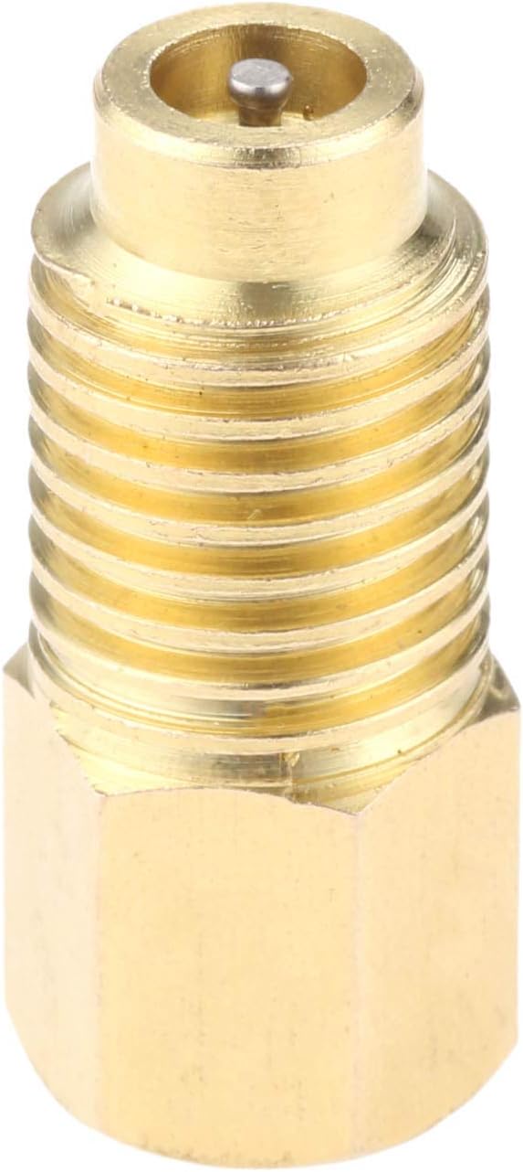 Amazon.com: 4 Pieces 6015 R134A Brass Refrigerant Tank Adapter to R12 ...