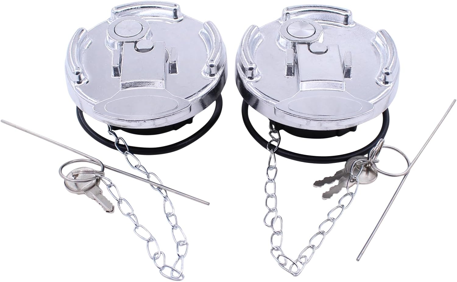 Amazon.com: MOTOKU 2pcs 4inch Aluminum Lever Locking Vented Diesel Fuel ...