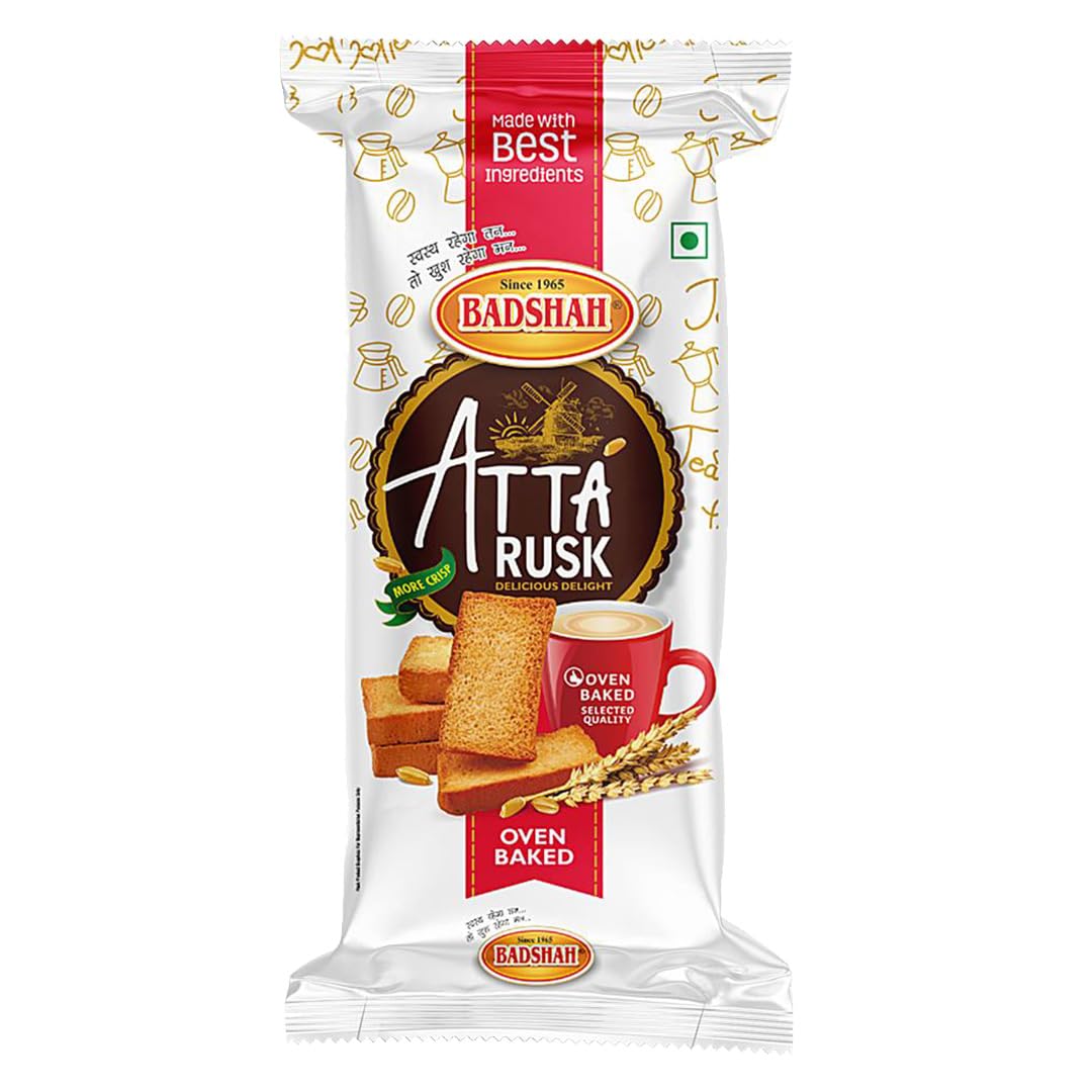 Badshah Atta Rusk Toast Goodness of Elaichi Flavour Rusk in Fresh ...